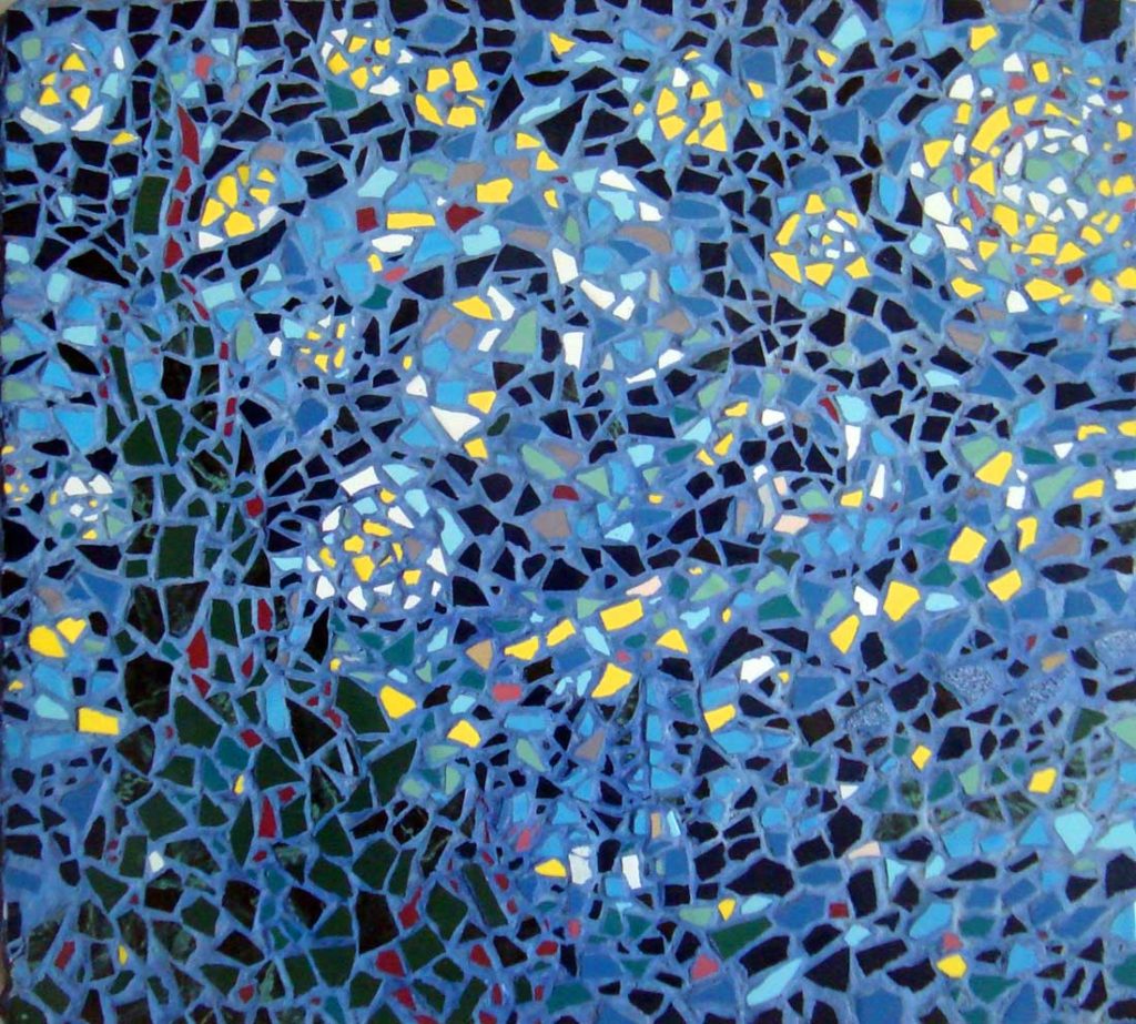 Starry Night Mosaic Pastiche - The Art Of Life